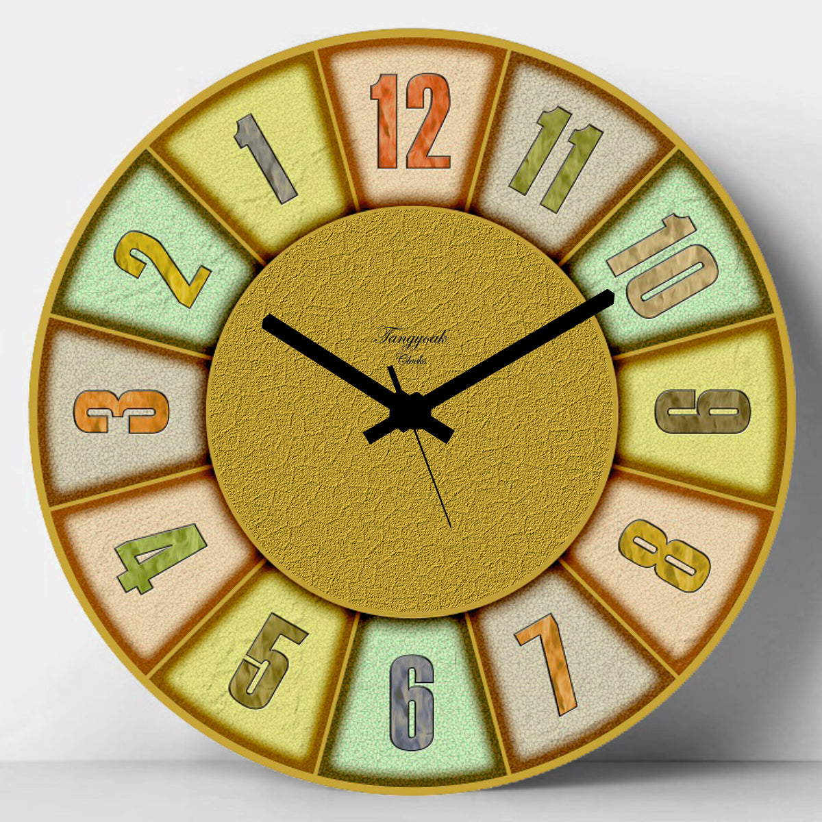 Colorful Number - Wall Clock – TangyOak