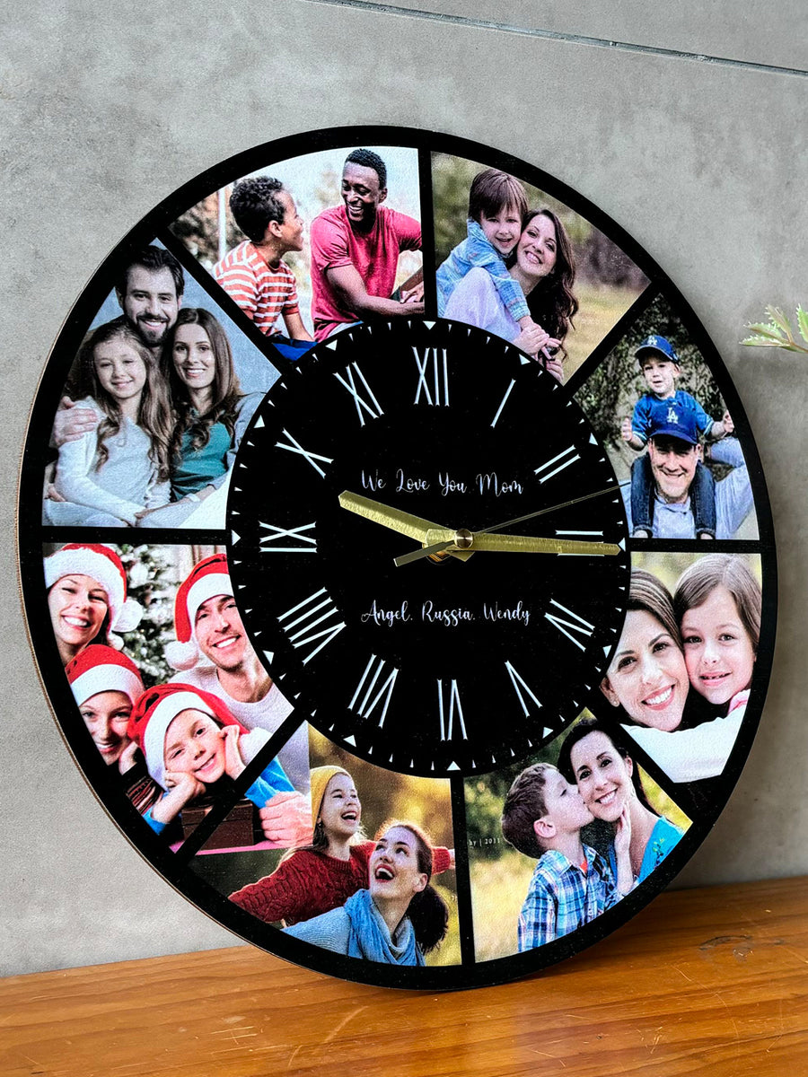 Cherish - Photo Wall Clock – TangyOak