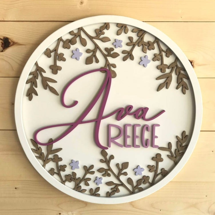 Ava - Name Plate – TangyOak