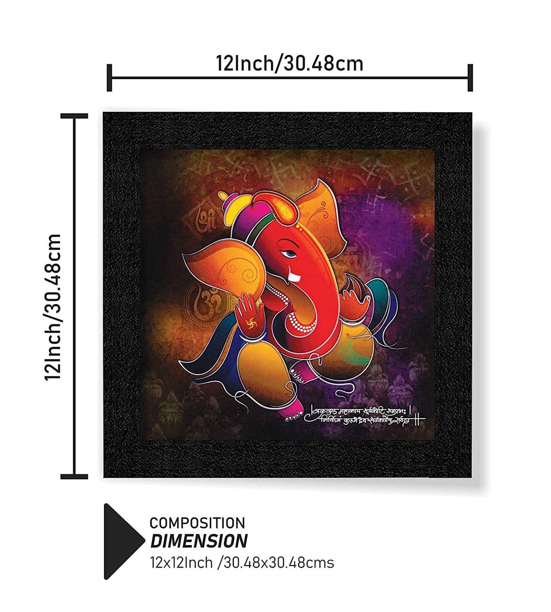 Ganesh Multi color - Wall Painting – TangyOak