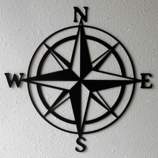 Compass - Wooden Acrylic Wall Decor || Wall Hanging – TangyOak
